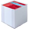 Herlitz 9x9x9cm Transparent Cube Note Box with White Sheets : Amazon.co.uk: Stationery & Office ...