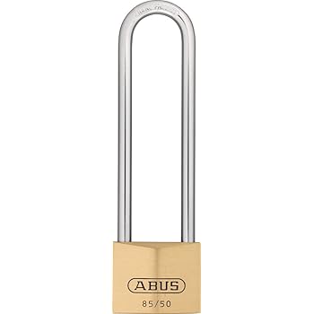 ABUS Messing-Vorhangschloss 85/50HB127 Hochbügel 02418: Amazon.de: Baumarkt
