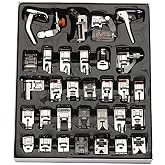32Pcs Sewing Machine Presser Foots Set, Sewing Machine Accessories Kit ...