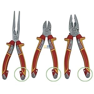 NWS 782 VDE Combined Tool, Multi-Colour, Set of 3 Piece: Amazon.co.uk ...