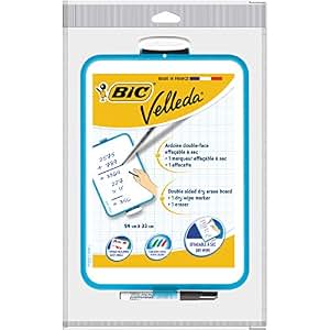 Bic - Mini Tableau Velleda - Surface effaçable à sec: Amazon.fr ...