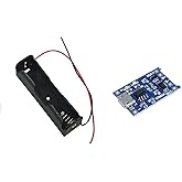 18650 Lithium Battery Holder Case/Mount/Socket with TP4056 Module with ...