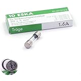 1.6A, T1.6A T1.6AL 250V 20mm x 5mm Bussman Glass AntiSurge Slow Blow ...