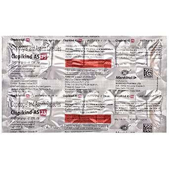 Clopikind-AS 75 - Strip of 10 Tablets : Amazon.in: Health & Personal Care