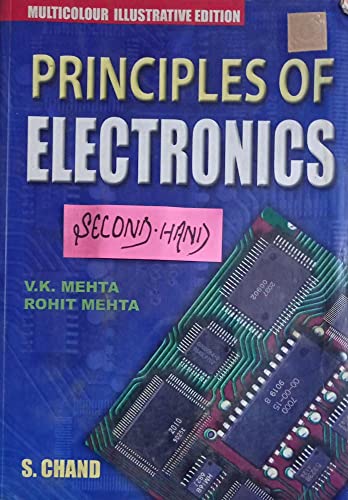 Amazon.in: Buy S Chand Principles Of Electronic By VK Mehta & Rohit Mehta Condition Note:- (Used ...