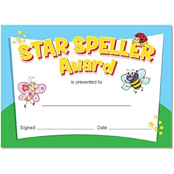 Super speller certificate, teacher or parents rewards: Amazon.co.uk ...