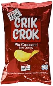 Crik Crok Patatine Classiche - Pacco da 12 x 300 g: Amazon.it ...