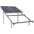 Solarware Solar Panel Stand for 4 Panels, Complete DIY 2.6kW Structure Set (for max Size Upto ...