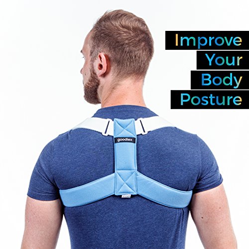 Goodlex Posture Corrector Back & Shoulder Adjustable & Padded Brace For ...