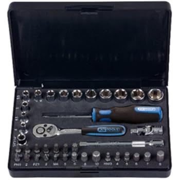 KS TOOLS 917.0648 Coffret de douilles F6 Œ'' CHROMEmat, 47 pièces: Amazon.fr: Bricolage