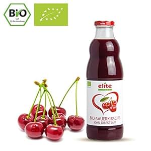 9 x 700ml Liter Bio Sauerkirsche Direktsaft 100% Muttersaft naturtrüb ...