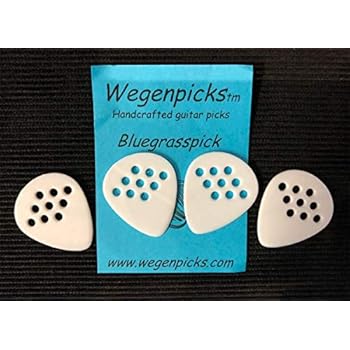 Wegen White - Bluegrass Guitar Picks (Pack of 4): Amazon.co.uk: Musical ...