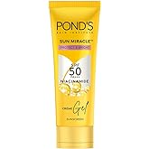 POND'S Sun Miracle SPF 55 PA+++ Light Sunscreen - Protect & Bright, With 3% Niacinamide, Fade ...