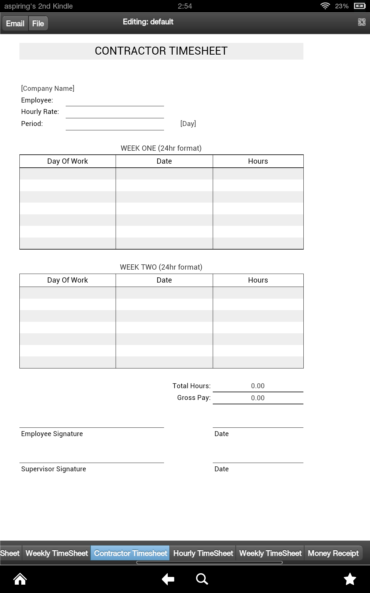 Contractor Timesheets : Amazon.co.uk: Apps & Games