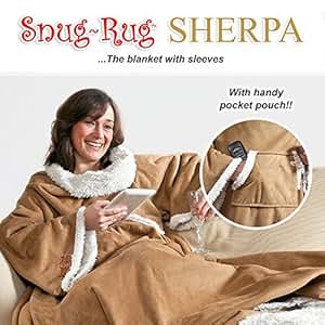 Snug Rug Sherpa 60 x 84-inch Luxury Faux Suede and Sherpa Fleece, The ...