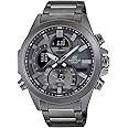 Casio Edifice ECB-30DC-1BDF Gray Analog-Digital Dial Gray Resin Strap Men's Watch Smartphone ...