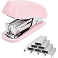 Pagezol Mini Effortless Desktop Stapler, Portable Strip Stapler Set ...