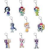 JUSONGKWCP 10 Set World for Dandys Keychain Game Figure Vee Goob ...