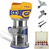 Cordless Palm Router Tool, Brushless Hand Held Edge Router Trimmer for ...