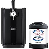 PerfectDraft Black Philips Machine Home Beer Cooler & Dispenser System HD HD3761/60 and San ...