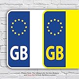2 x EU/GB Touring Car Stickers. European/Great Britain Legal Vinyl ...