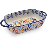 Ceramic Baking Dish For Oven, Small Casserole Dish With Handles ...