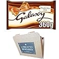 Galaxy Smooth Milk Chocolate Bar 360g - Irresistibly Delicious, Tasty ...