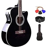 Kadence Basswood Frontier Guitar, Acoustic Guitar With Die Cast Keys ...