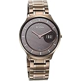 EDGE Titan Quartz Analog Black Dial Black Stainless Steel Strap Watch ...