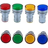 CONTROL 230V 22Mm Plastic Corded Electric Led Panel Indicator Light ...