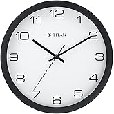 Titan Silent Sweep Battery Powered Grey Round Dial Unisex Analog ...