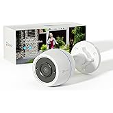 EZVIZ C8c (2 Pack) Wifi Outdoor Cameras Wired, 360° Pan Tilt, Support ...