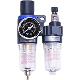 Druckluft Wasserabscheider mit Ölnebel, Druckminderer für Kompressor, 1 ...
