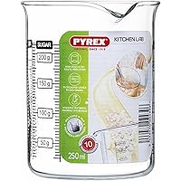 Pyrex 500 ml Kitchen Lab Measure and Mix Beaker, Multicolour : Amazon ...