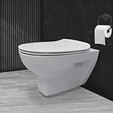 Kohler Vive Wall Mounted Toilet | True Rimless Ceramic Western Bathroom ...