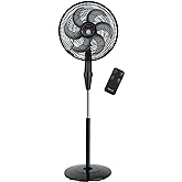 Tefal VG4130EE Silence Force, Stand Fan, Silence Technology, Remote ...