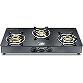 Prestige Magic plus Toughened Glass-Top 3 Brass Burner LPG Gas Stove ...