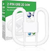 Newlec GR8 , Compact Fluorescent Square, 28W , 2D , 2 Pin , White 3500 ...