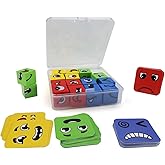 Semazz Face Changing Cube Game,Wooden Face Cube Expression Matching ...