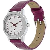 Fastrack Quartz Analog White Dial Leather Strap Watch for Girls ...