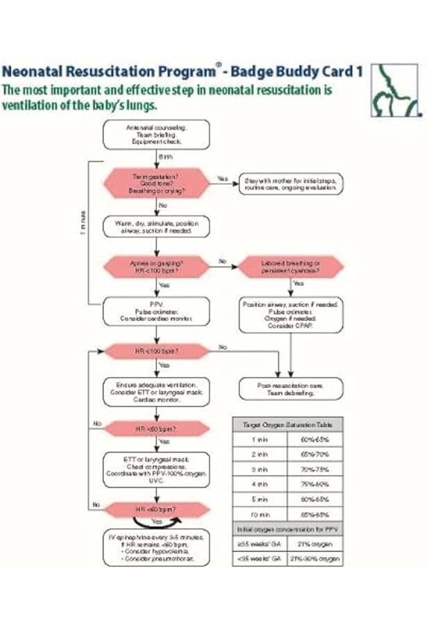 NRP 8th Ed Algorithm W Logos AHA AAP PDF Cardiopulmonary, 50% OFF