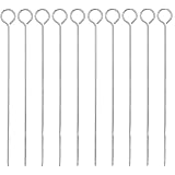 KJH-T Stainless Steel BBQ Skewers,Hanging skewer stand Kebab Hanger for ...