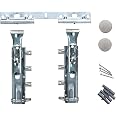 Pair of Adjustable Hooks Invisible Fixing Hanging Furniture Hooks ...