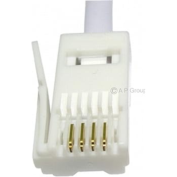 BT to RJ11 2 Pin Fax / Modem Cable - 5m: Amazon.co.uk: Electronics
