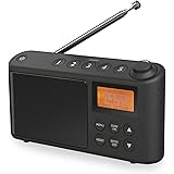 Portable DAB/DAB+ & FM Radio, Rechargeable Battery Powered Portable DAB ...
