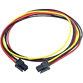 CY ATX Molex Micro Fit Connector 4Pin Male to Male Power Cable 60cm ...