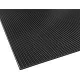 Fine Ribbed Rubber Matting - 5m x 1.2m x 3mm - Anti-Slip, Waterproof ...
