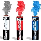 Pack of 3 Ring Pull Coloured Smoke Grenades | Red, White, Blue | Smoke ...