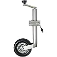 Andes Heavy Duty 48mm Split Clamp Jockey Wheel Wind Up Trailer Stand ...