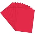 Lakeer A4 Color Paper 50 Sheets (Red) Premium Colour 180 GSM Pack for ...